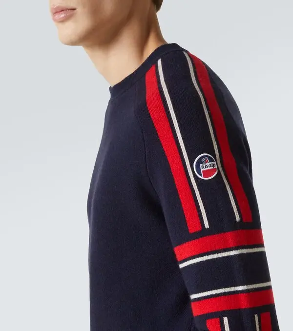Fusalp Spectavia Wool And Cashmere Sweater - Blue