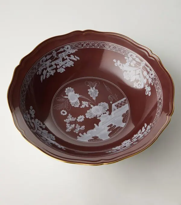 GINORI 1735 Oriente Italiano Porcelain Bowl - Brown