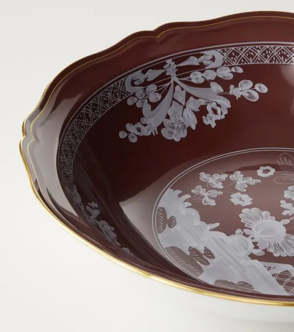 GINORI 1735 Oriente Italiano Porcelain Bowl - Brown
