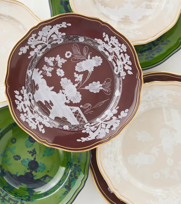GINORI 1735 Oriente Italiano Porcelain Dinner Plate - Brown