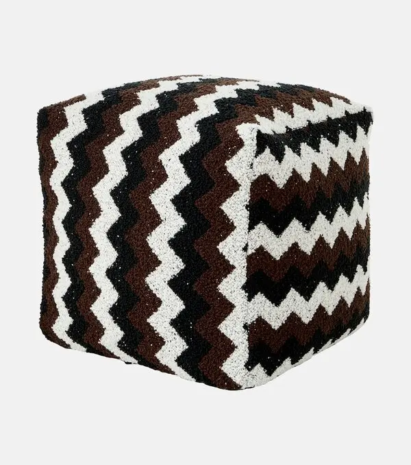 Missoni Riccio Zigzag Bouclé Ottoman