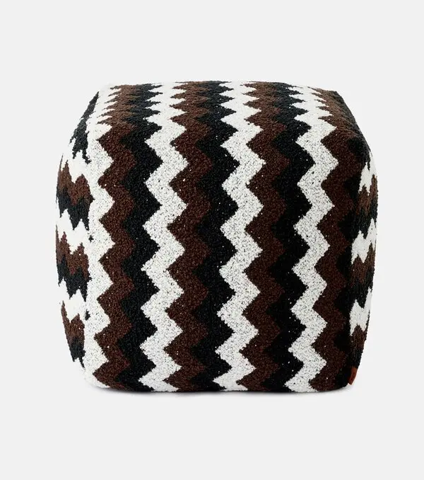 Missoni Riccio Zigzag Bouclé Ottoman