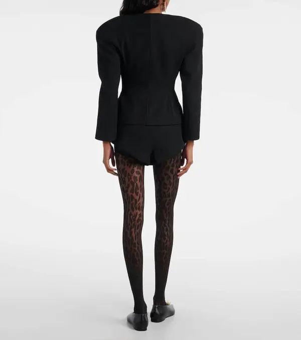 Wolford Leopard-print Tights