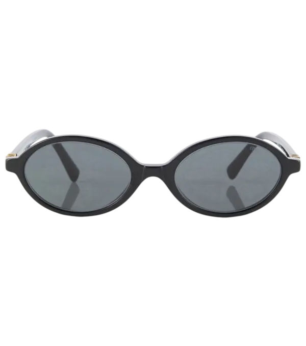 Miu Miu Round Frame Sunglasses - Black
