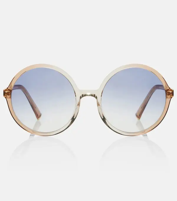 Miu Miu Round Frame Sunglasses - Blue