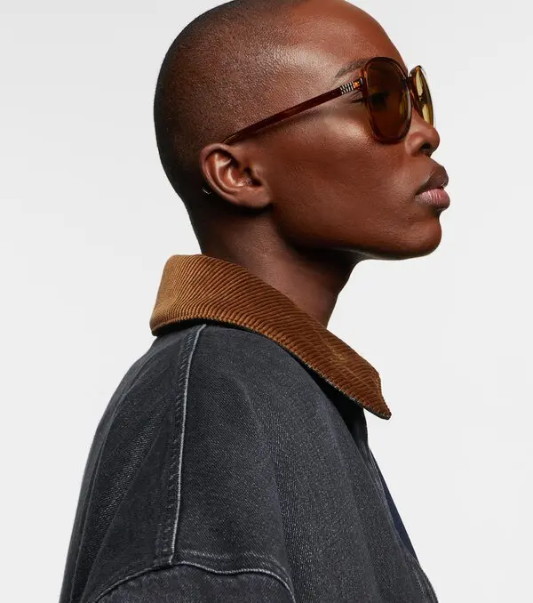 Miu Miu Regard Square Sunglasses - Brown