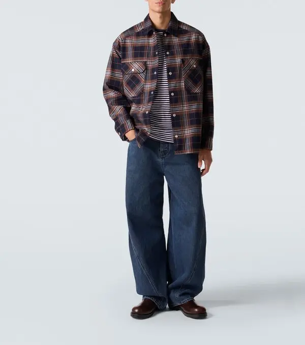 Comme Des Garçons Homme Plaid Cotton Overshirt