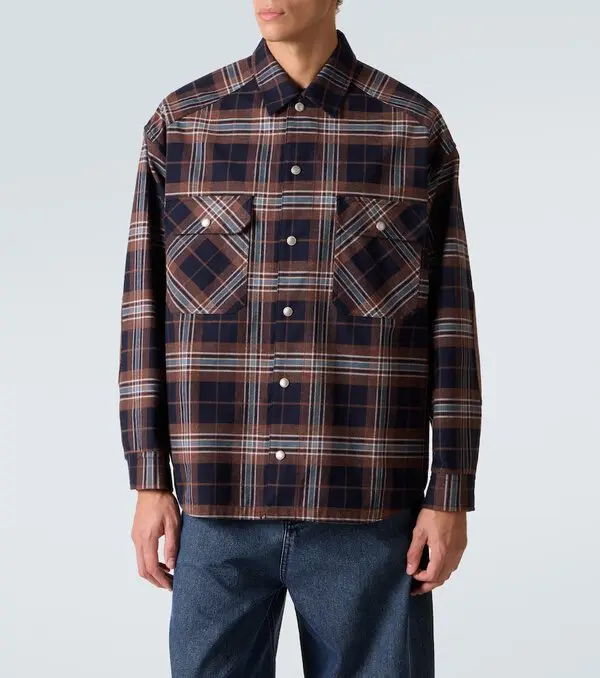 Comme Des Garçons Homme Plaid Cotton Overshirt