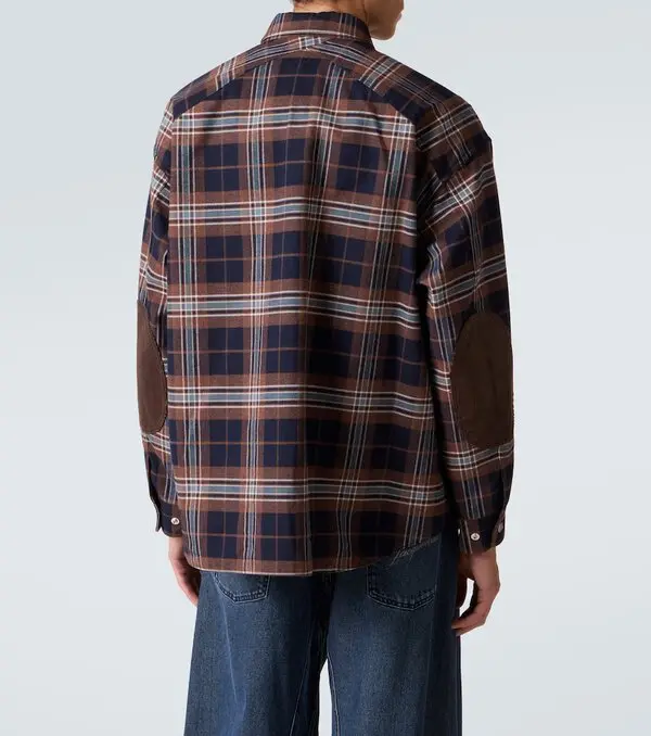 Comme Des Garçons Homme Plaid Cotton Overshirt