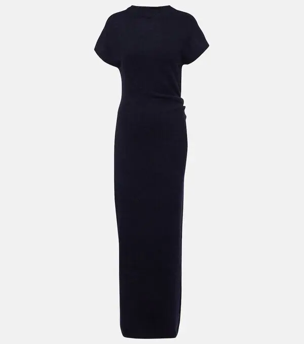 Proenza Schouler Abie Knitted Maxi Dress - Blue
