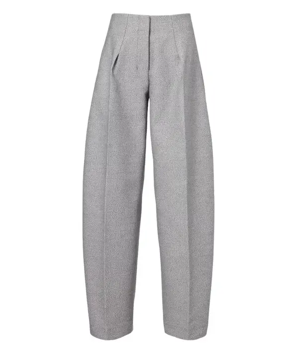 Jacquemus - Curvo Wide-Leg Cotton-Wool Pants