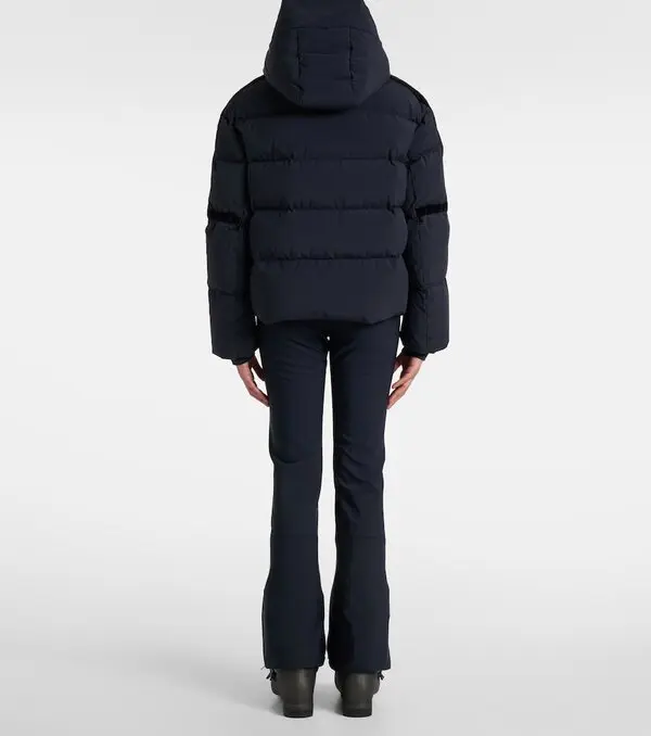 Fusalp Barsy Velvet-trimmed Down Ski Jacket - Black