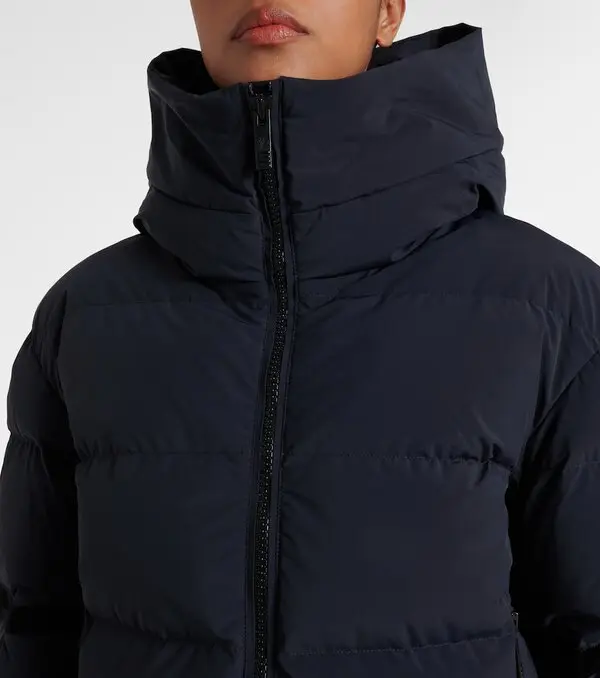 Fusalp Barsy Velvet-trimmed Down Ski Jacket - Black