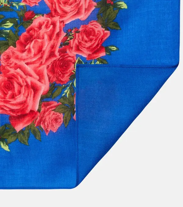 Magda Butrym Floral Wool Scarf