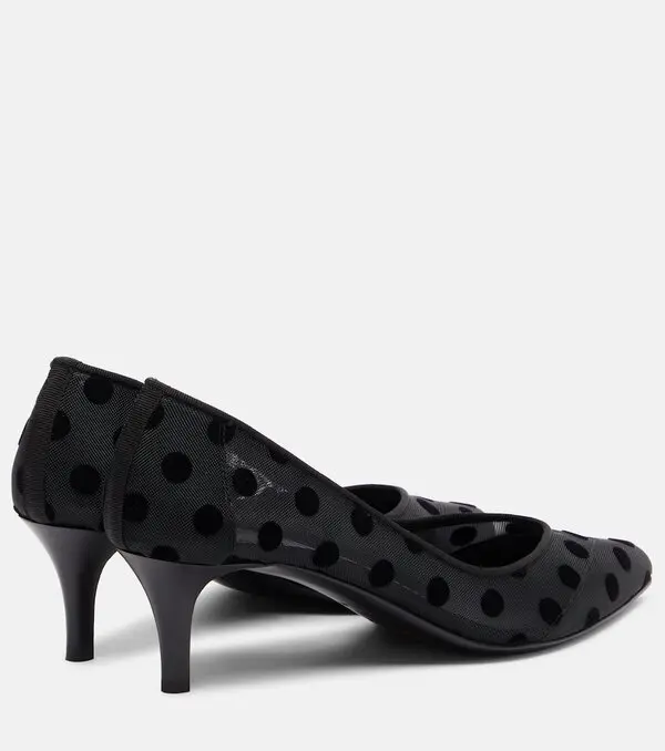 Isabel Marant Étoile Peleo 55 Polka-dot Mesh Pumps