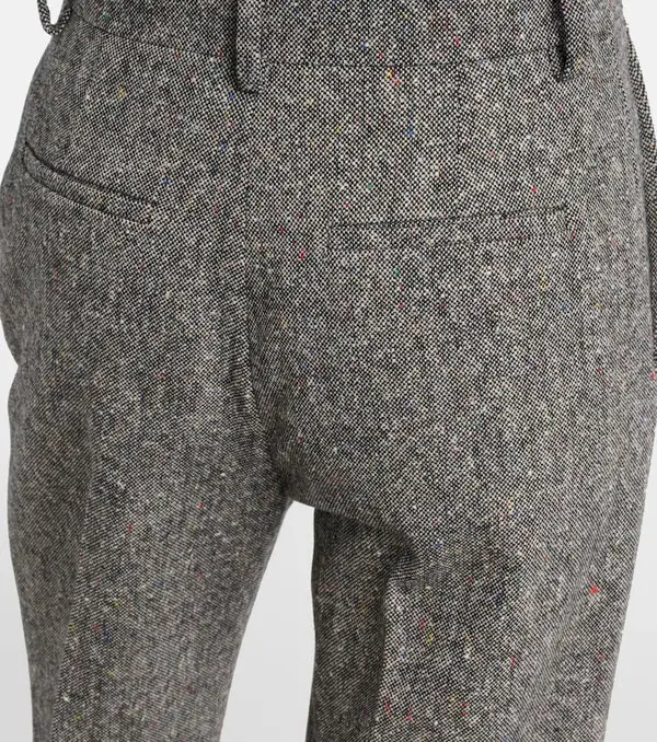 Valentino Garavani High-rise Wool-blend Wide-leg Trousers