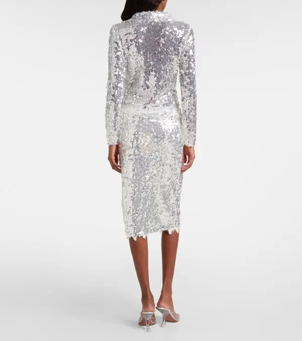 Christopher Esber Opaline Sequined Top