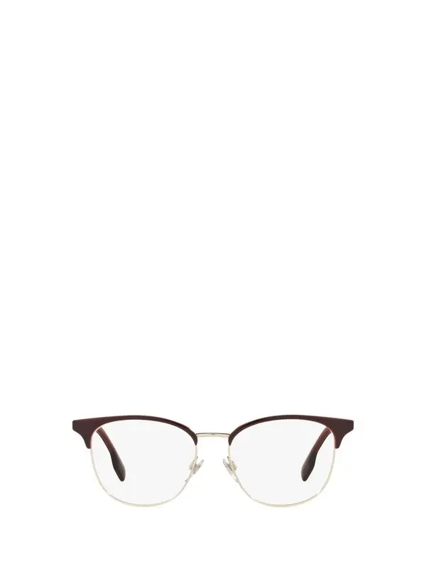 Burberry Eyeglasses Be1355 1319 - Light Gold / Bordeaux
