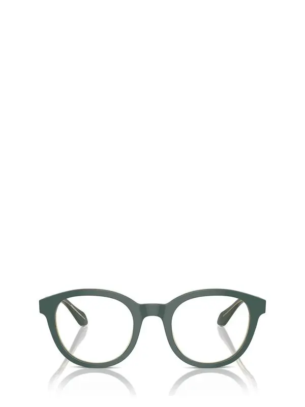 Giorgio Armani Acetate Eyeglasses - Top Green / Olive Transparent