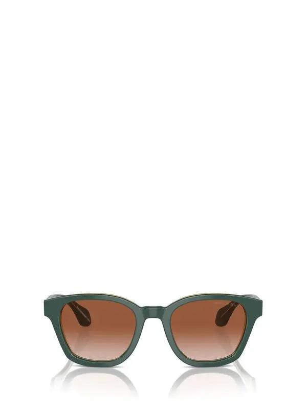 Giorgio Armani Square Sunglasses - Top Green / Olive Transparent