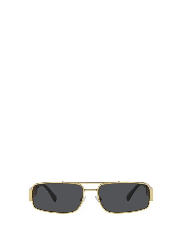 Versace Rectangle Sunglasses - Gold