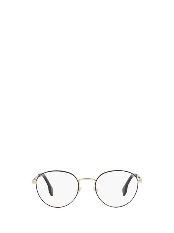 Versace Eyeglasses Round Frame - Bordeaux / Gold