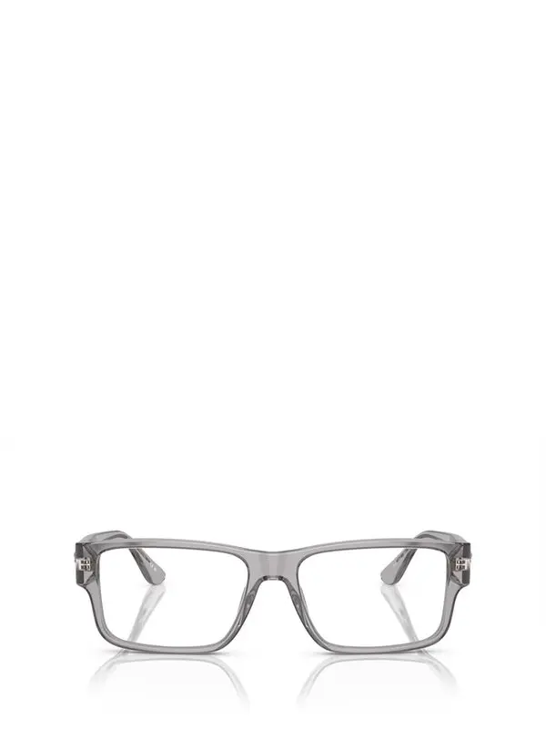 Versace Rectangular Eyeglasses - Grey Transparent