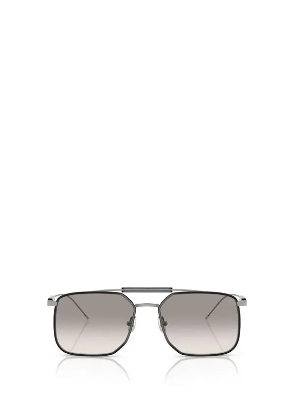Brunello Cucinelli Squarish Sunglasses - Satin Gunmetal