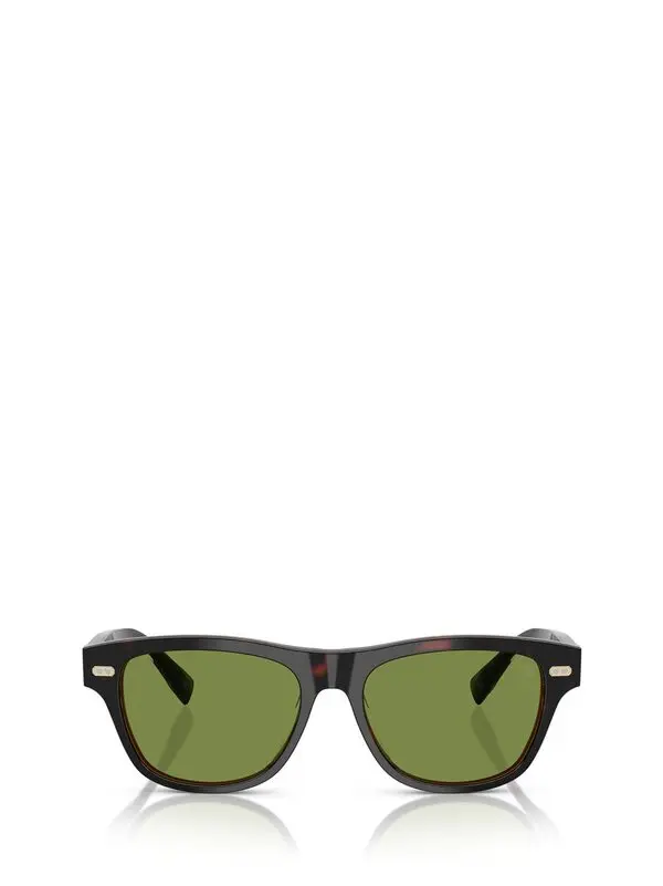 Brunello Cucinelli Square Frame Sunglasses - Havana Mogano
