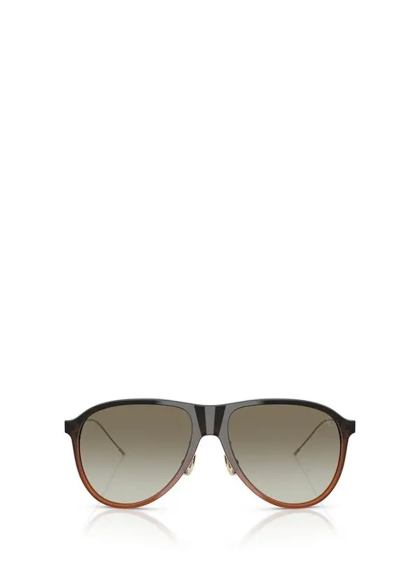 Brunello Cucinelli Aviator Sunglasses - Brown