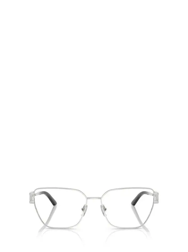 Versace Square Frame Eyeglasses - Silver