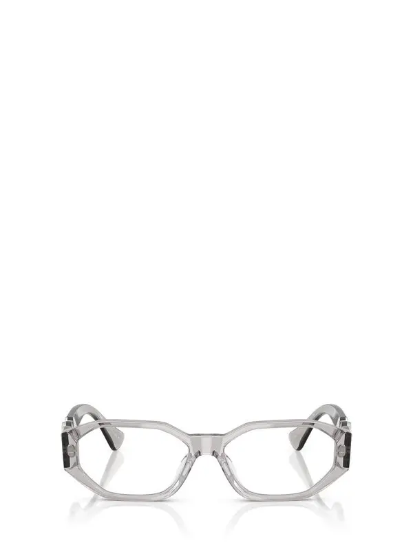 Versace Irregular Eyeglasses - Grey Transparent