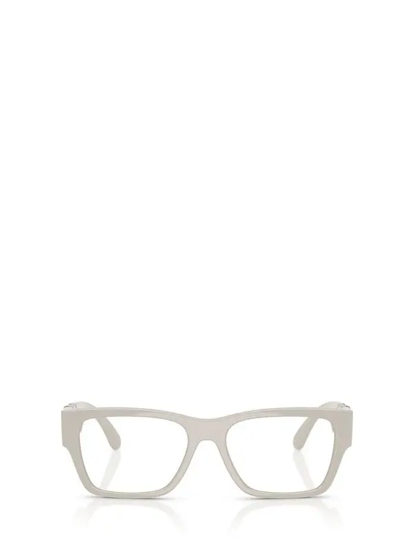 Versace Acetate Square Frame Eyeglasses - Light Grey