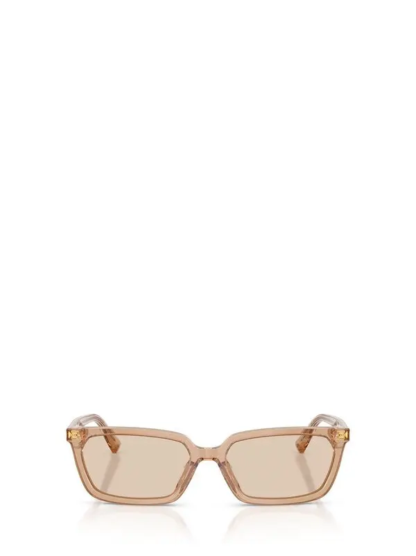 JIMMY CHOO Rectangular Sunglasses - Transparent Tan