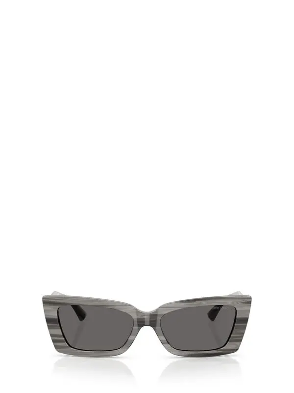JIMMY CHOO Cat-eye Sunglasses - Striped Black