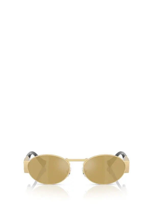 Versace Oval Sunglasses - Gold