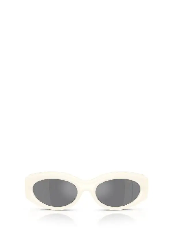 JIMMY CHOO Oval Sunglasses - Opal Latte