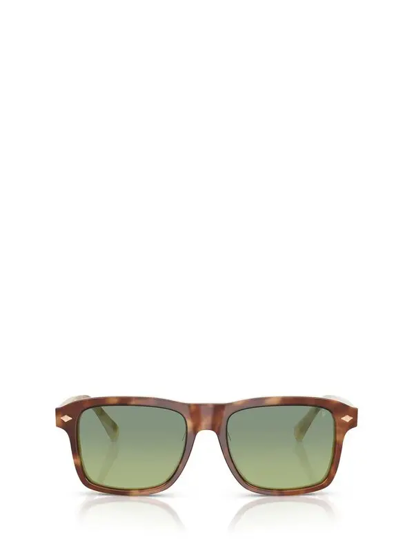 Brunello Cucinelli Rectangular Sunglasses - Havana / Panama