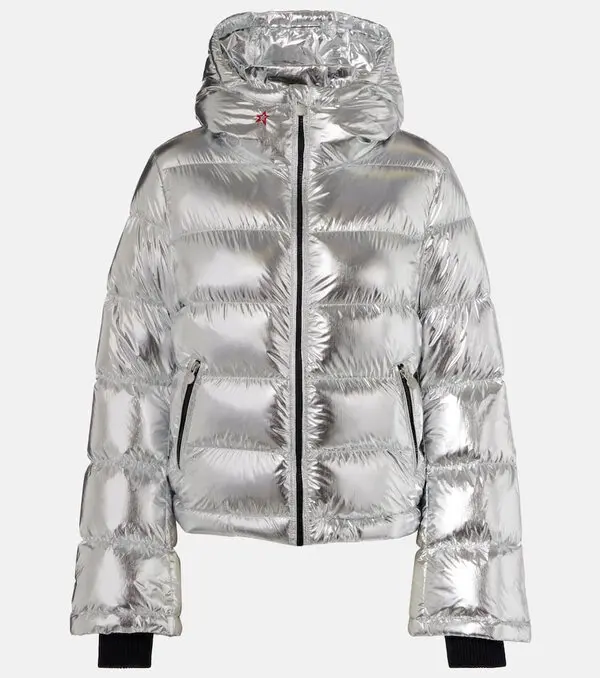 Perfect Moment Polar Flare Down Ski Jacket - Silver