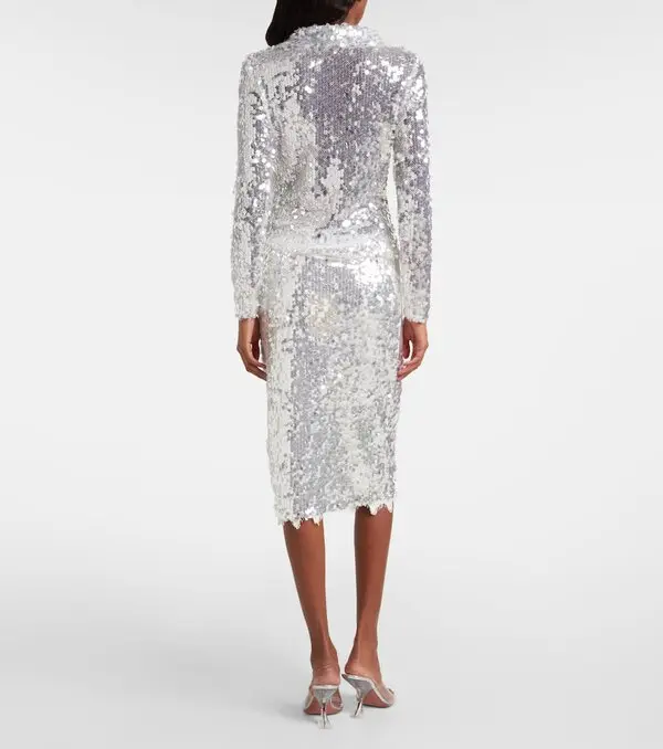 Christopher Esber Opaline Sequined Top