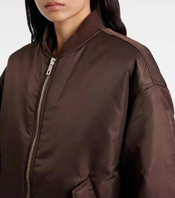 THE FRANKIE SHOP Astra Bomber Jacket - Brown