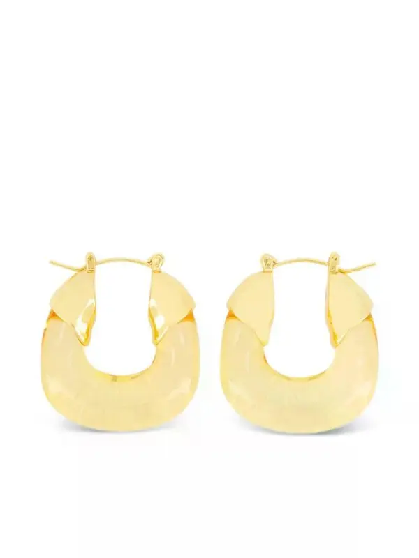 LIZZIE FORTUNATO Hammered Hoops Earrings - Gold