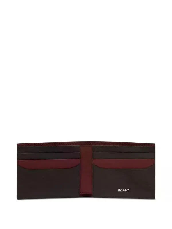 Bally Grained Essential Wallet - Brown