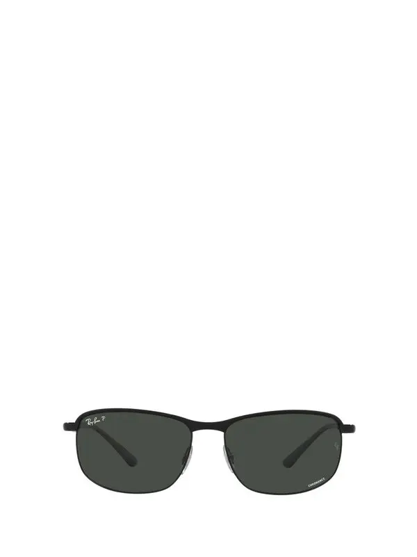 Ray-ban Rectangular Sunglasses - Black On Black
