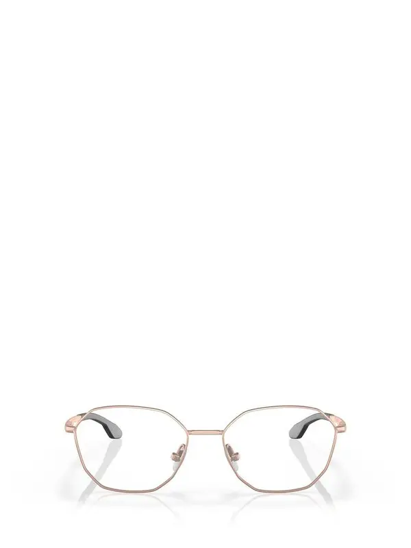 Oakley Rose Gold Octagon Eyeglasses - Matte Rose Gold