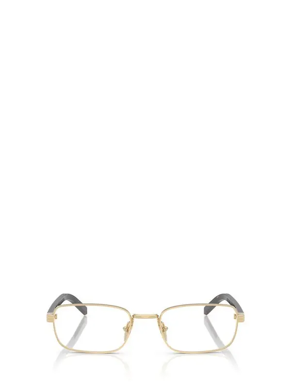 Prada Rectangle Eyeglasses - Gold