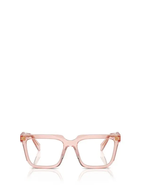 Prada Square Eyeglasses - Transparent Peach