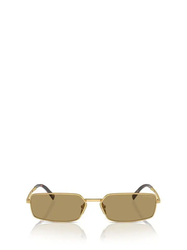 Prada Rectangular Sunglasses - Gold