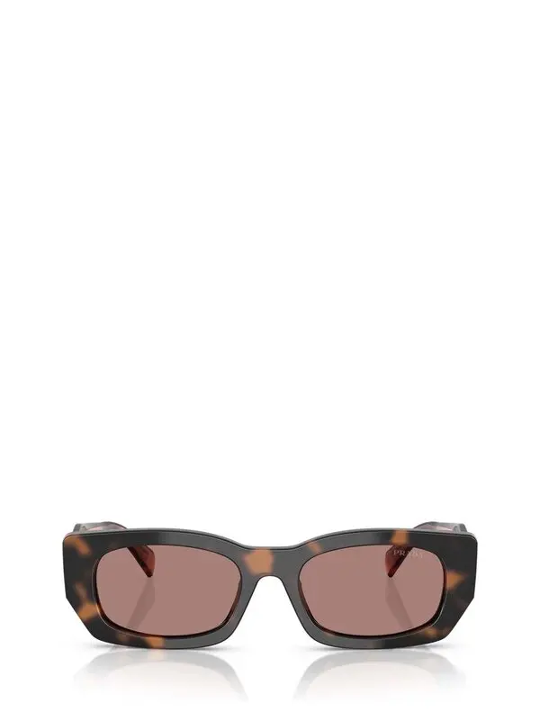 Prada Rectangular Sunglasses - Mauve Tortoise