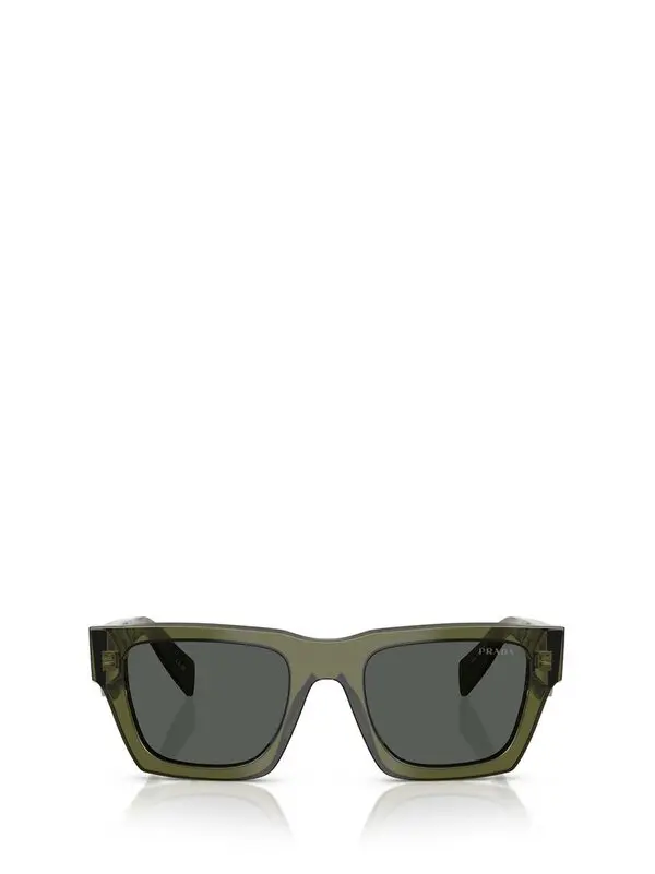 Prada Square Frame Sunglasses - Transparent Military